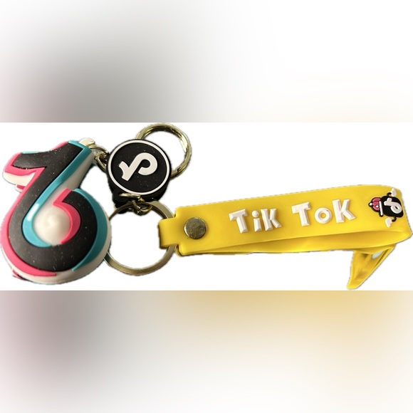 Tik Tok | Accessories | Tiktok Yellow Keychain Bag Charm | Poshmark